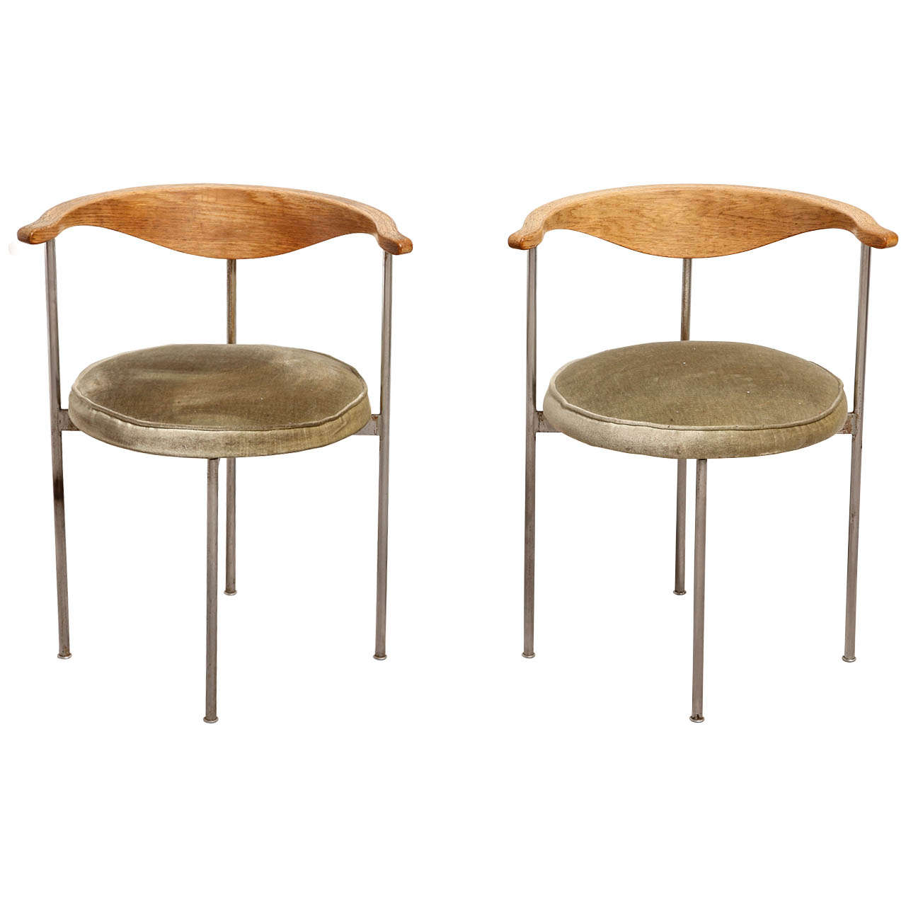 Fritz Hansen Chairs Designed by Frederik Sieck Denmark at 1stDibs ...