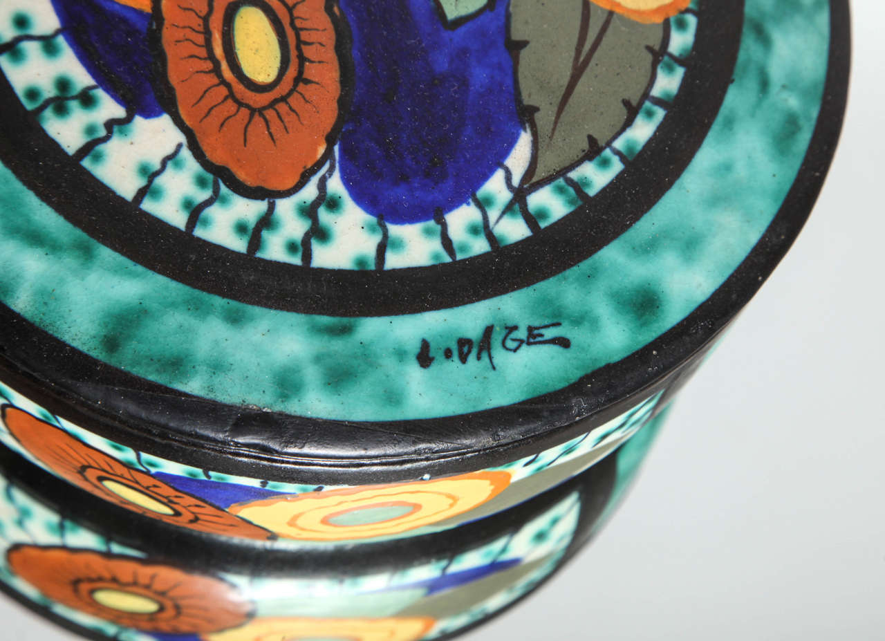 Louis Dage Lidded Ceramic Box at 1stDibs