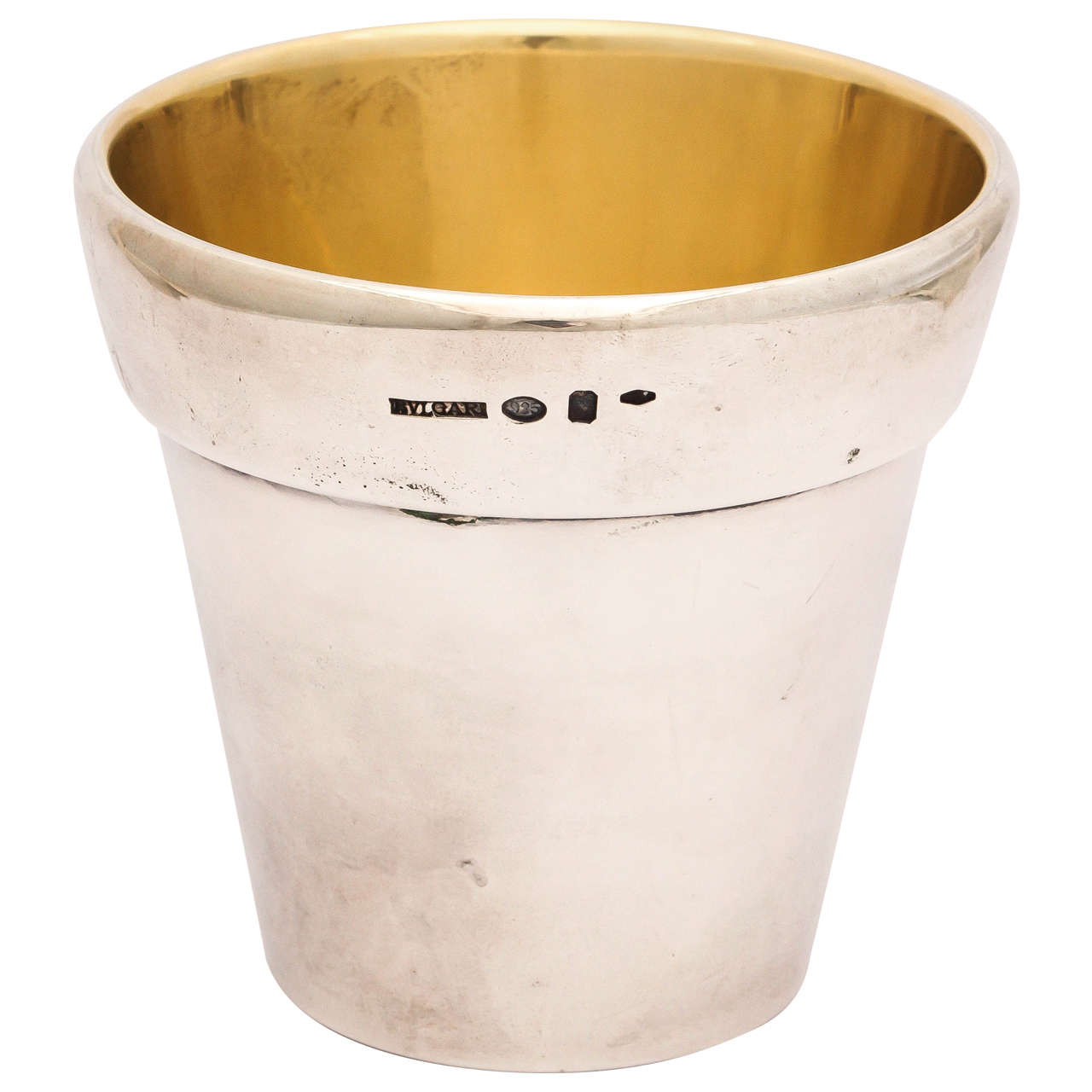 Bulgari Sterling Silver Flower Pot at 1stdibs