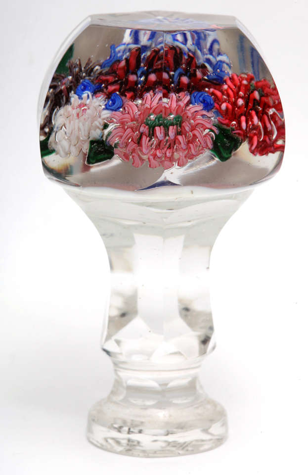 A Rare And Fine Russian Glass Paperweight Seal For Sale at 1stDibs