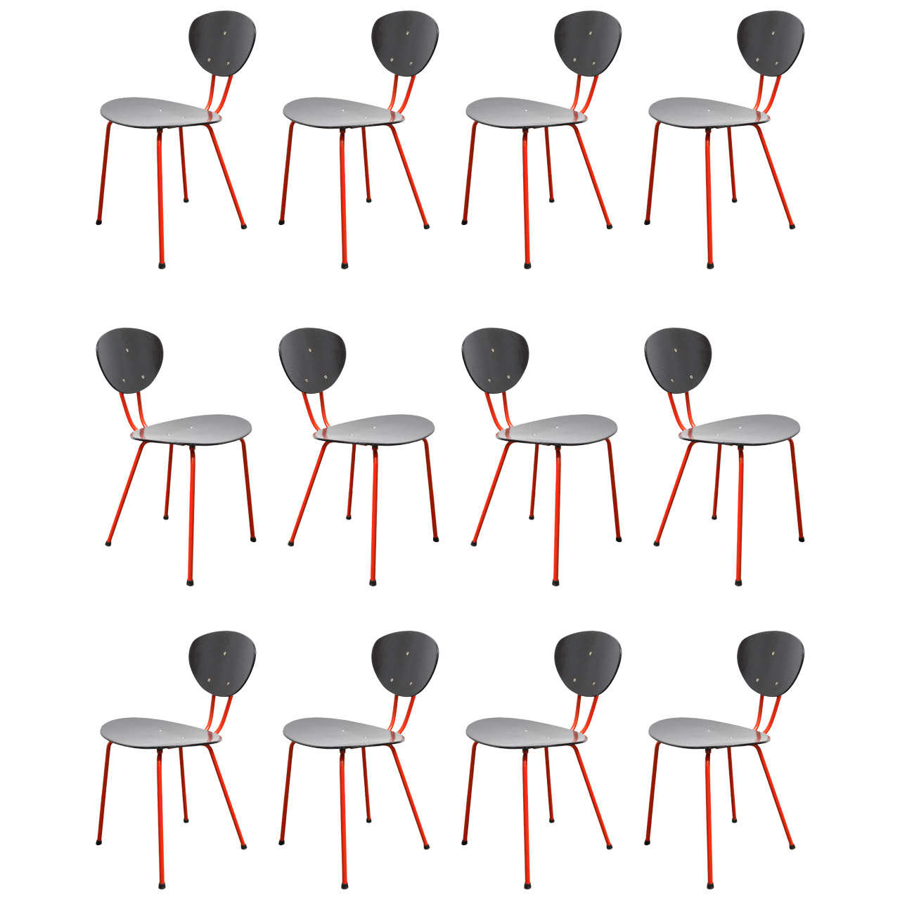 Set of 12 Side Chairs at 1stDibs