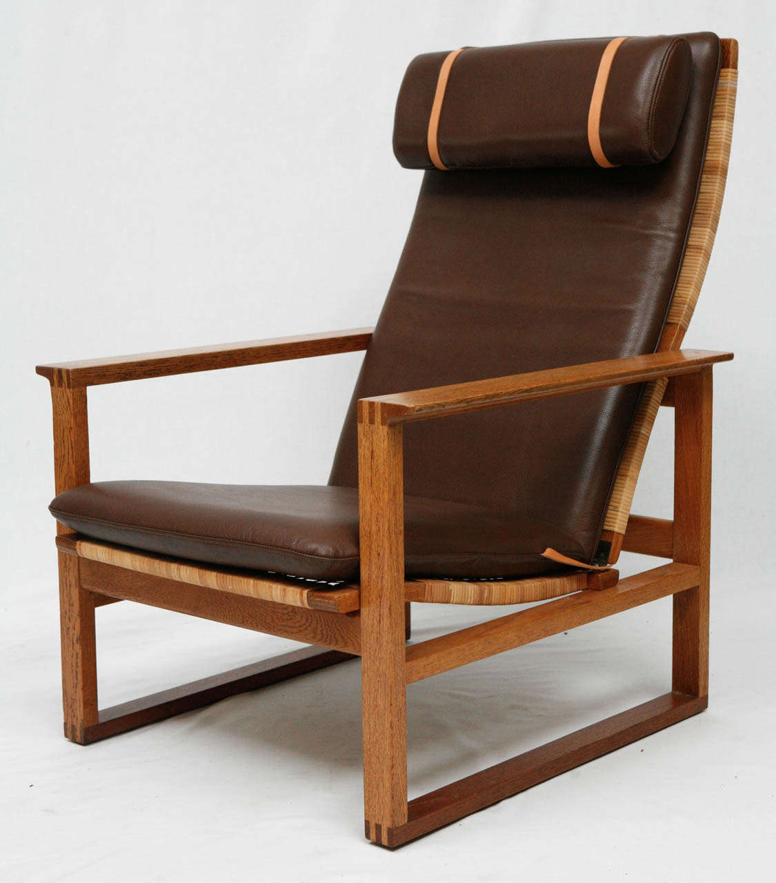 Borge Mogensen Lounge Chair And Ottoman at 1stDibs