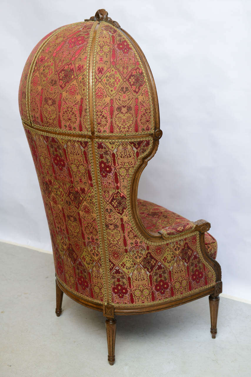 Louis XVI Style French Hooded Chair at 1stDibs | hooded chair napoleon ...