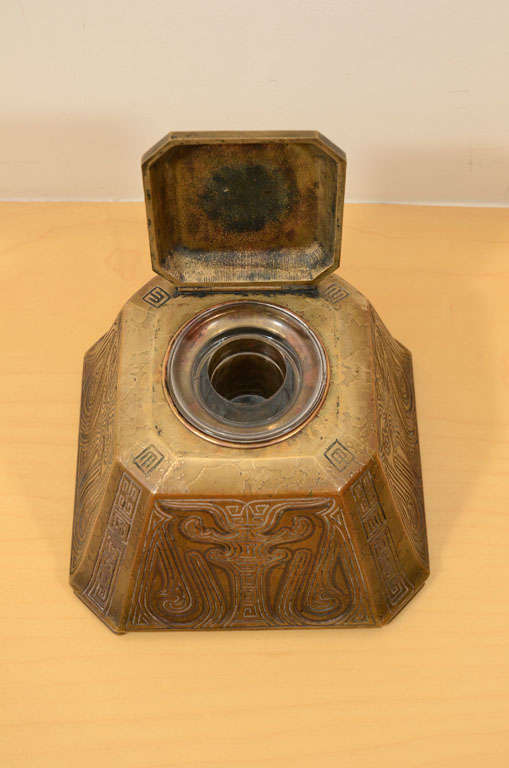 Tiffany Studios Inkwell, Chinese Pattern For Sale at 1stDibs | chinese ...