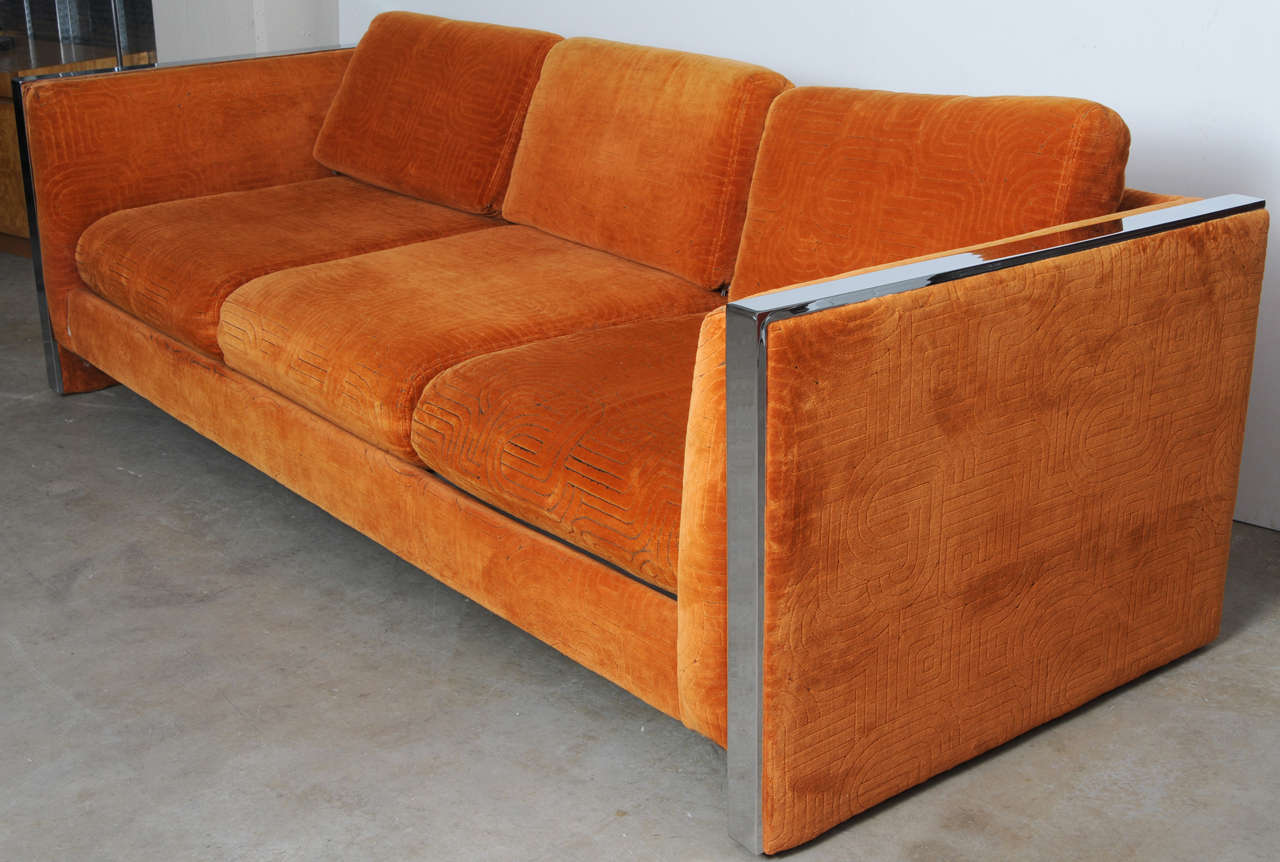 Milo Baughman Sofa at 1stDibs