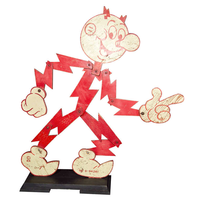 Reddy Kilowatt - Original Advertisement Wood at 1stDibs | vintage reddy ...