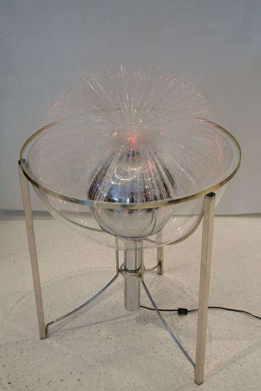 Vintage Fiber Optic Globe Light by Fantasia Products at 1stDibs | fiber ...