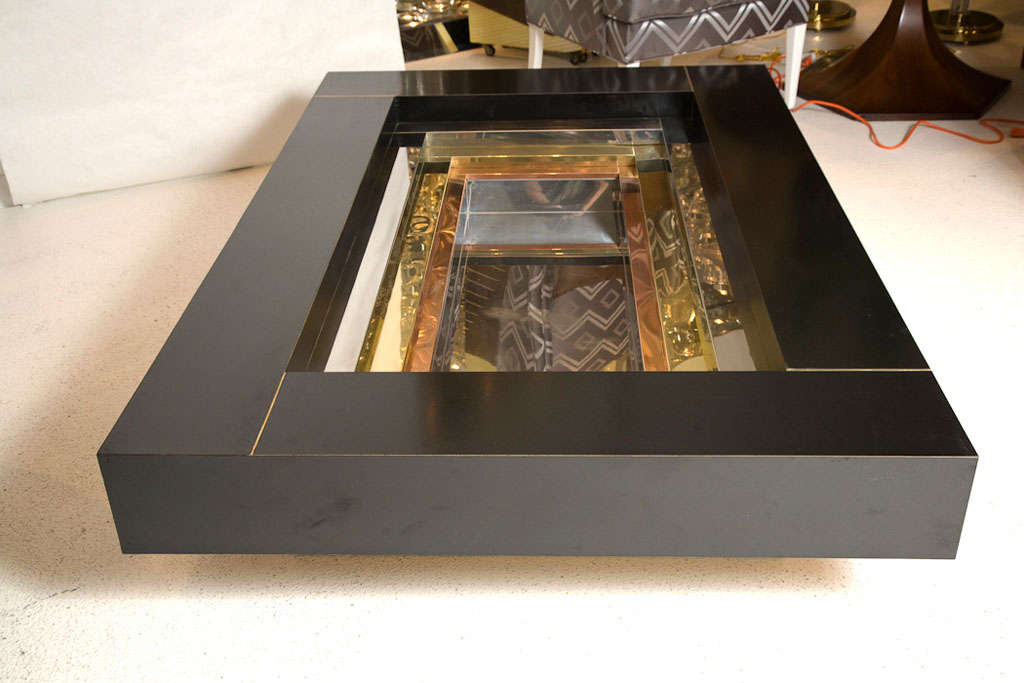 Extra Large Cocktail Table by Alain Delon for Maison Jansen at 1stDibs ...