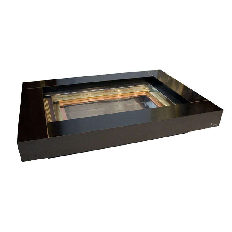 Extra Large Cocktail Table by Alain Delon for Maison Jansen at 1stDibs ...