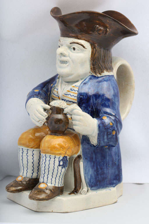 A Fine Prattware Toby Jug For Sale at 1stDibs