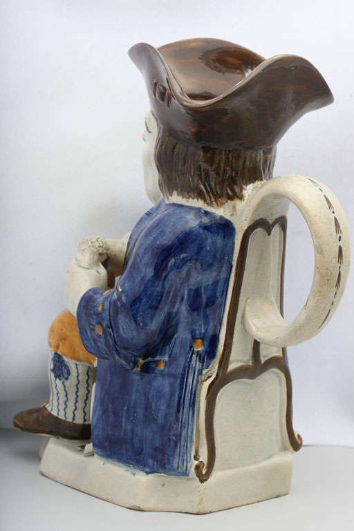 A Fine Prattware Toby Jug For Sale at 1stDibs