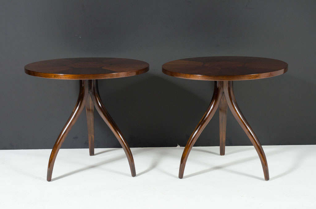 Pair of Spider Leg Gueridon Lamp Tables by Drexel Furniture Company For ...