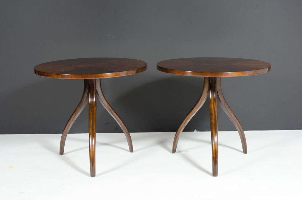 Pair of Spider Leg Gueridon Lamp Tables by Drexel Furniture Company For ...