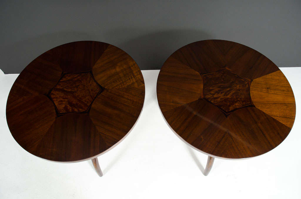 Pair of Spider Leg Gueridon Lamp Tables by Drexel Furniture Company For ...