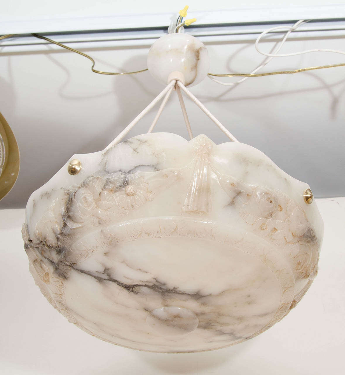 An Alabaster Light Fixture at 1stDibs