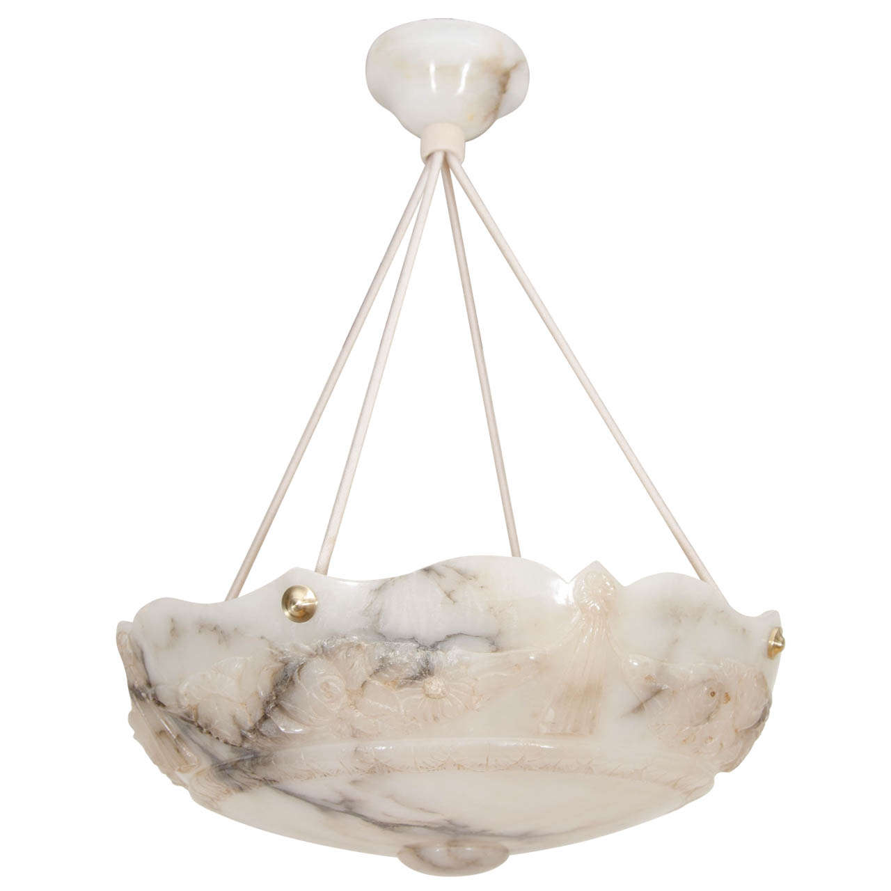 An Alabaster Light Fixture at 1stDibs
