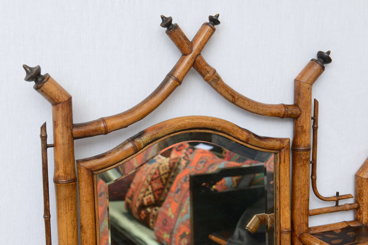 19th c.English Bamboo Vanity at 1stDibs