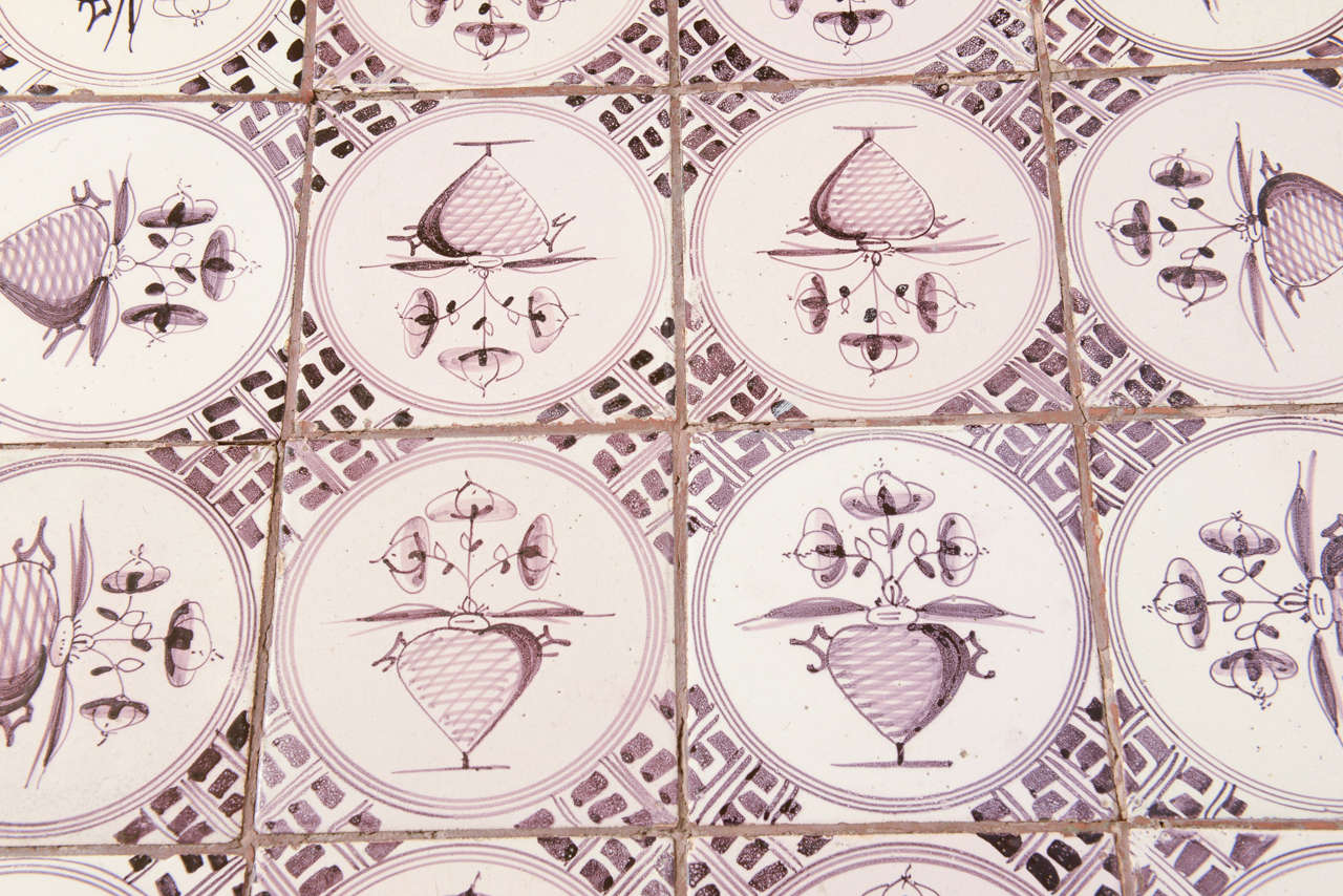 19th Century Swedish Antique Table with Ceramic Tile Top For Sale at ...