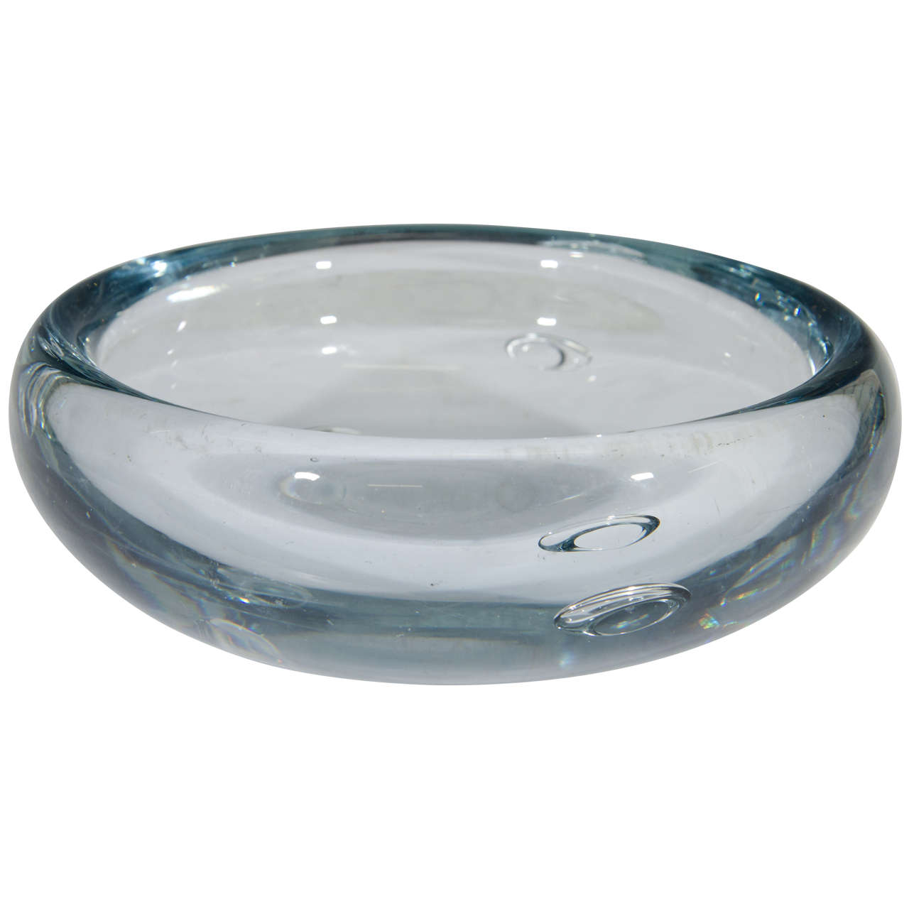 A Midcentury Swedish Art Glass Dish or Bowl For Sale at 1stDibs ...