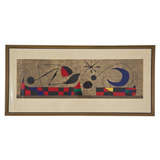 Joan Miro Signed And Numbered Lithograph at 1stDibs
