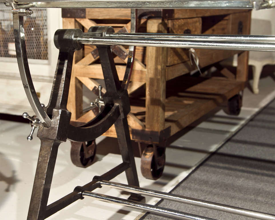 Industrial Architect's Work Table / Desk at 1stDibs | architect work ...