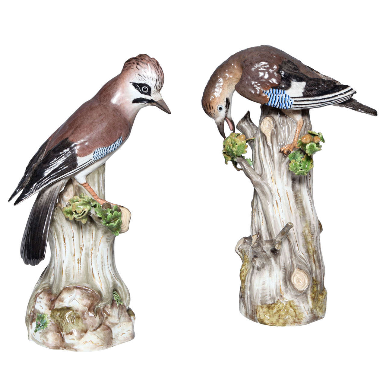 Fine Pair of Antique Meissen Porcelain Figures of Birds at 1stDibs ...