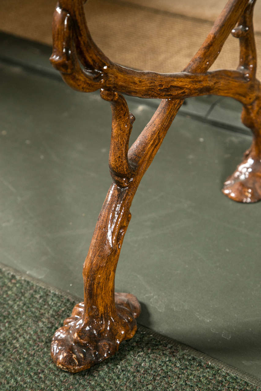 French Cast Iron Bench For Sale at 1stDibs | cast iron cat benches ...