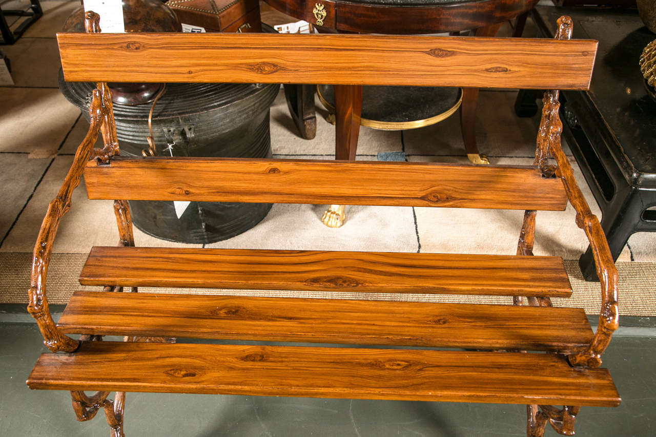 French Cast Iron Bench For Sale at 1stDibs | cast iron cat benches ...