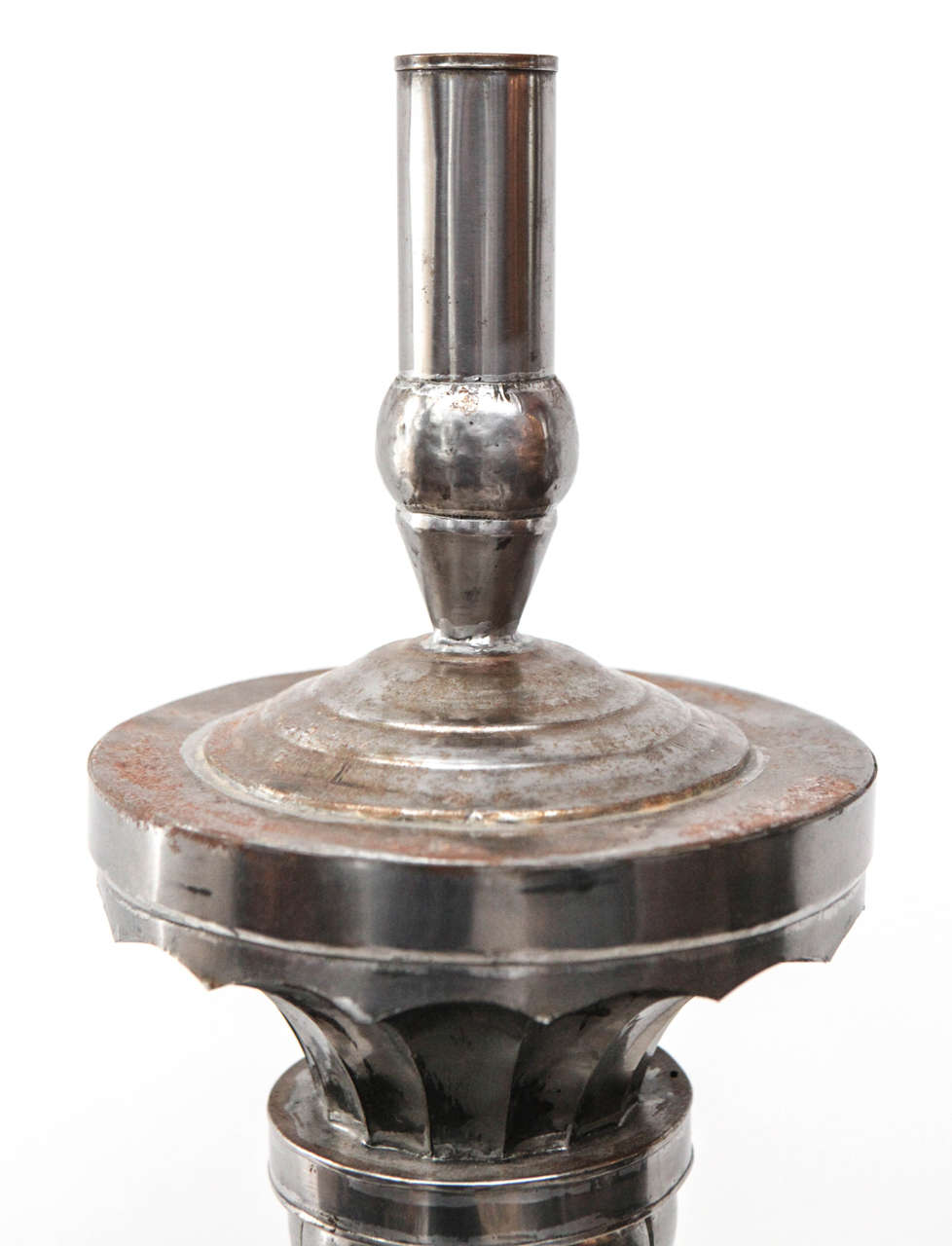 Pair of Large Ornate Pricket Candle Sticks at 1stDibs