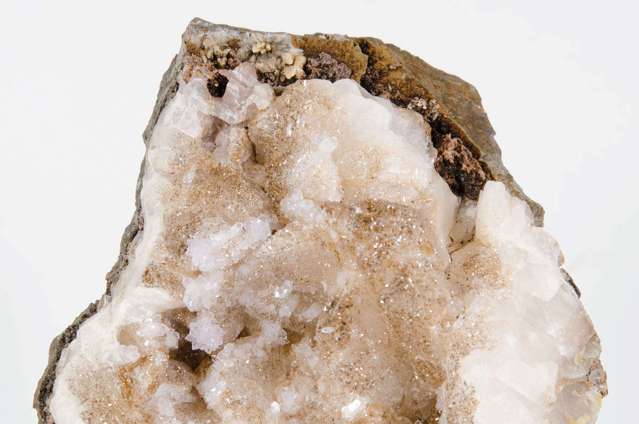Impressive Quartz Crystal Mineral Specimen in Natural Stone at 1stDibs