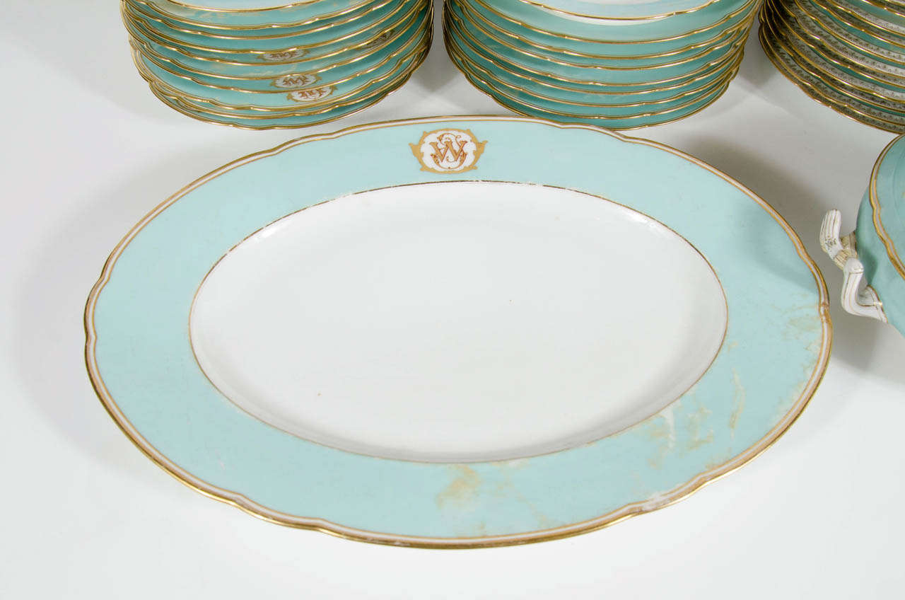 Exquisite Antique Belle Epoque Set of Monogrammed Limoge China at ...