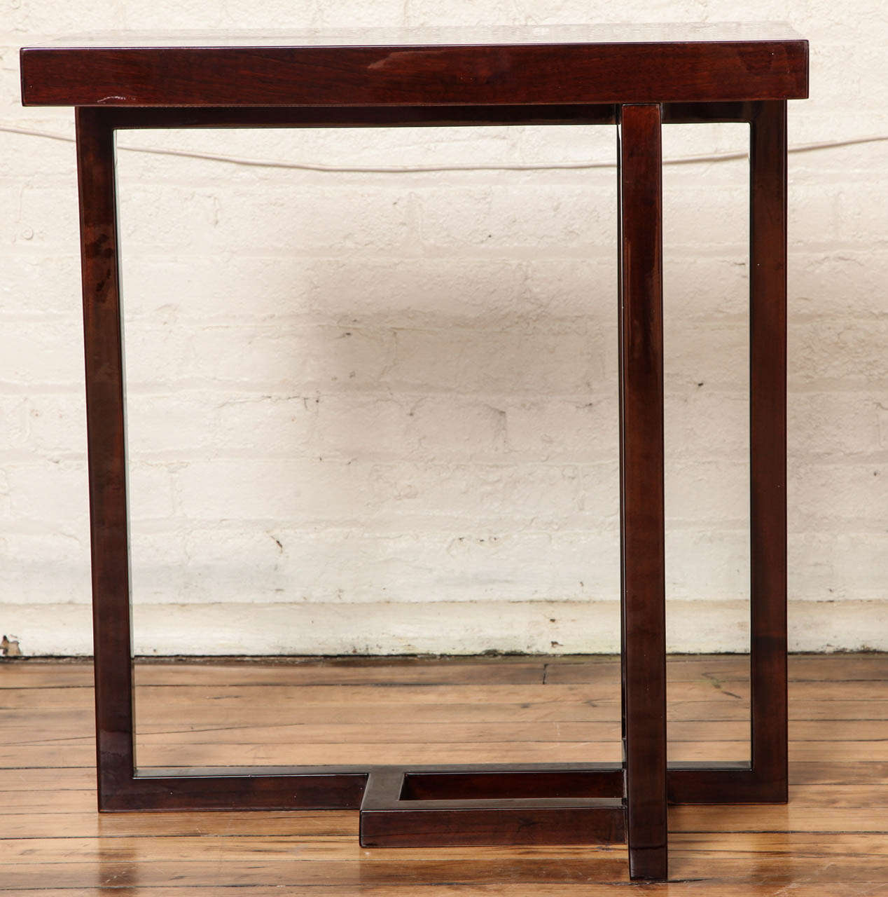 Cubist Deco Side Table For Sale at 1stDibs