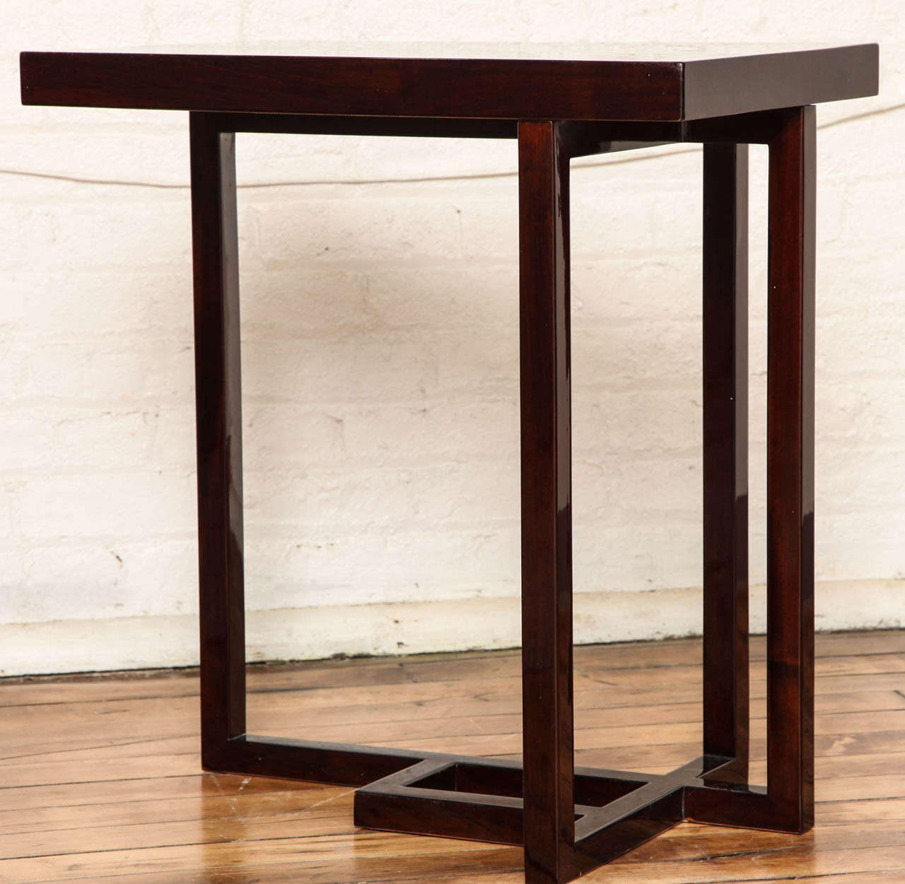 Cubist Deco Side Table For Sale at 1stDibs