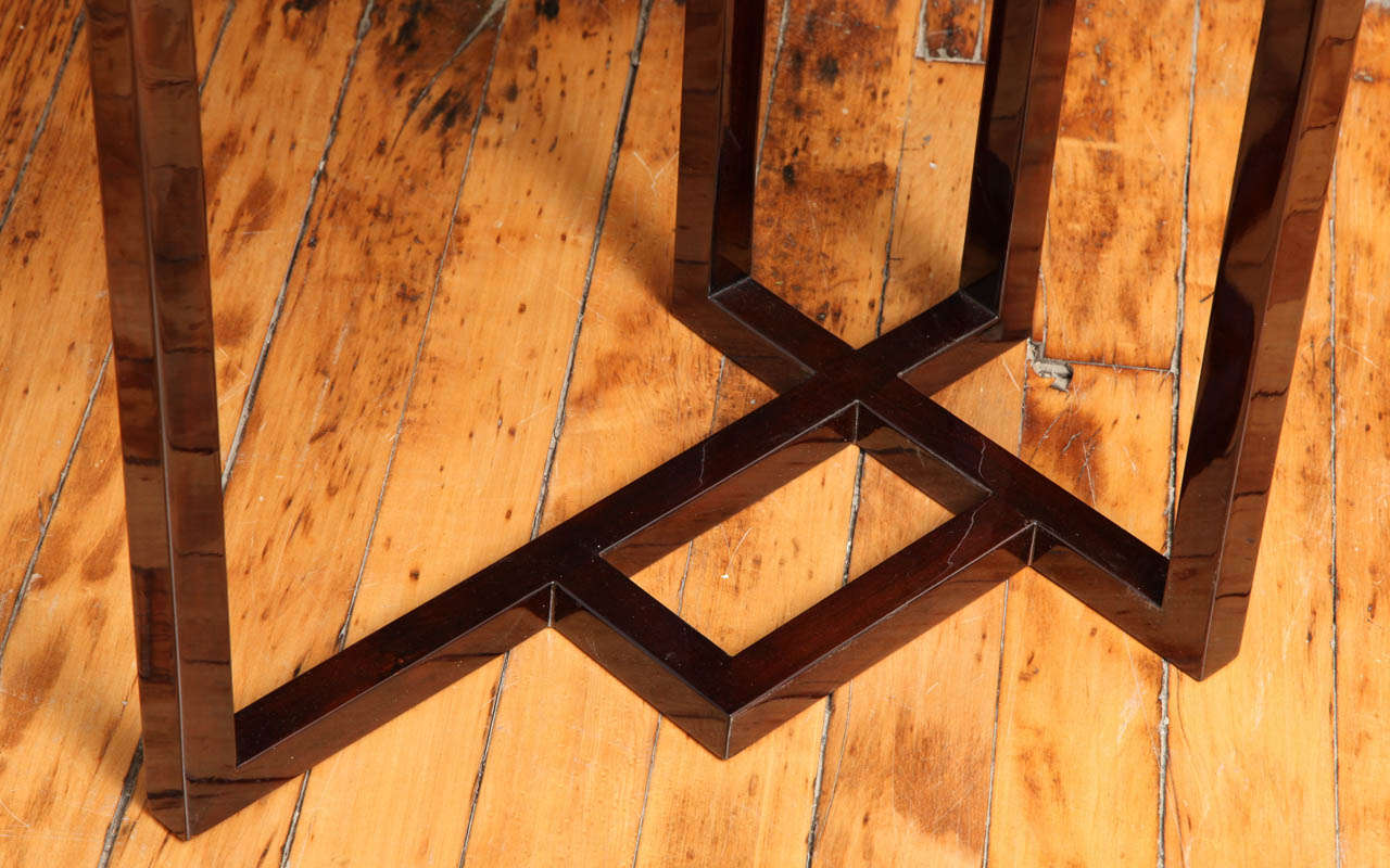 Cubist Deco Side Table For Sale at 1stDibs