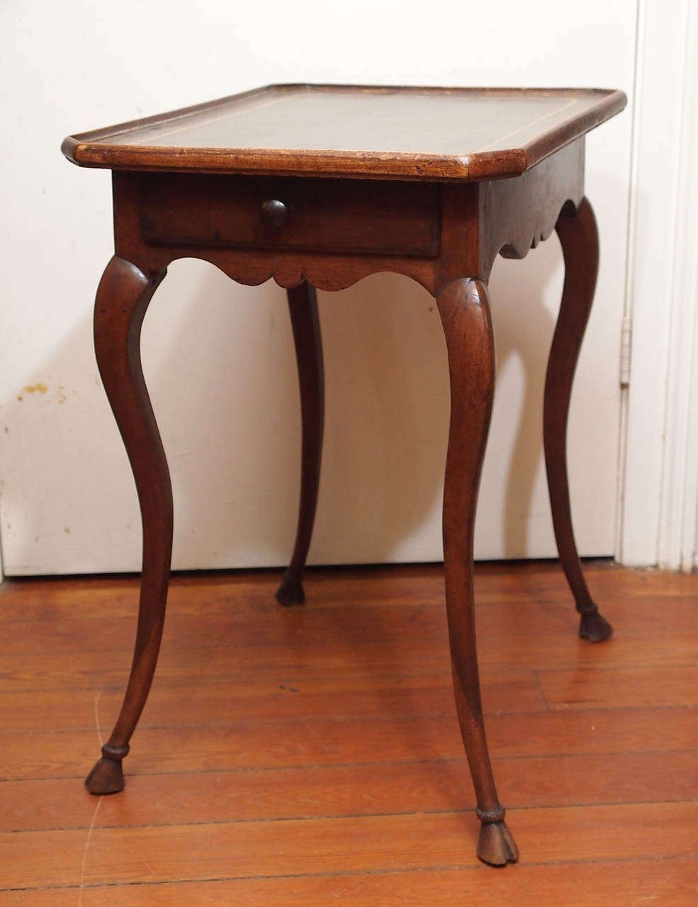 French Louis XV Transition Louis XVI "Hoof Foot" Table at 1stDibs