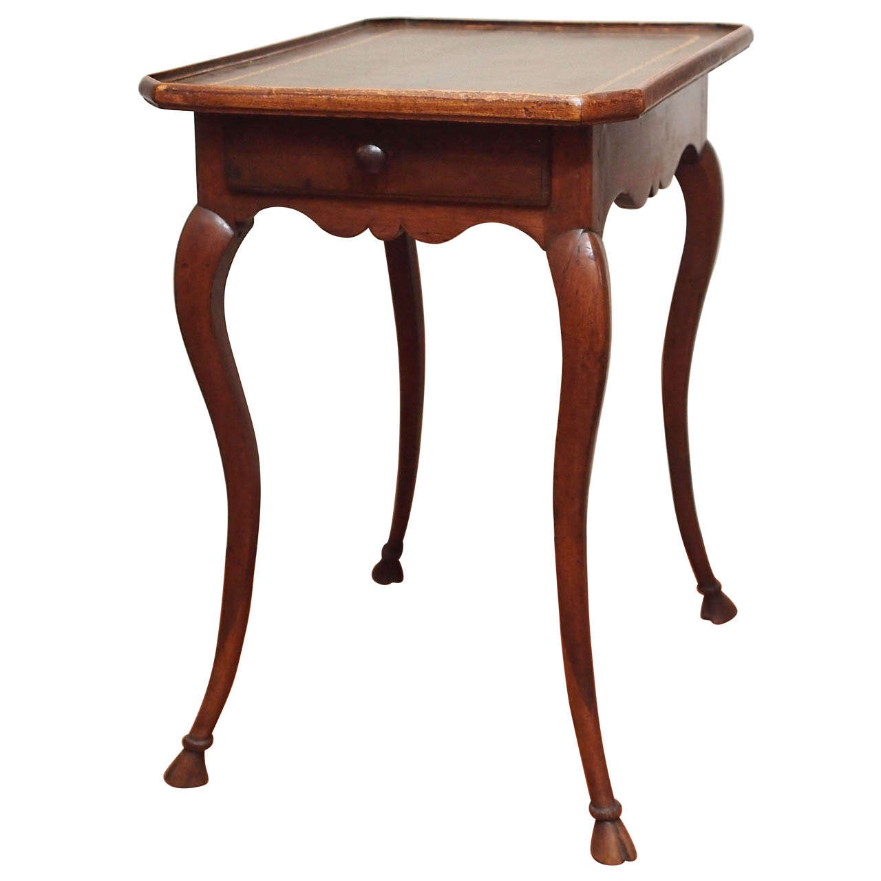 French Louis XV Transition Louis XVI "Hoof Foot" Table at 1stDibs