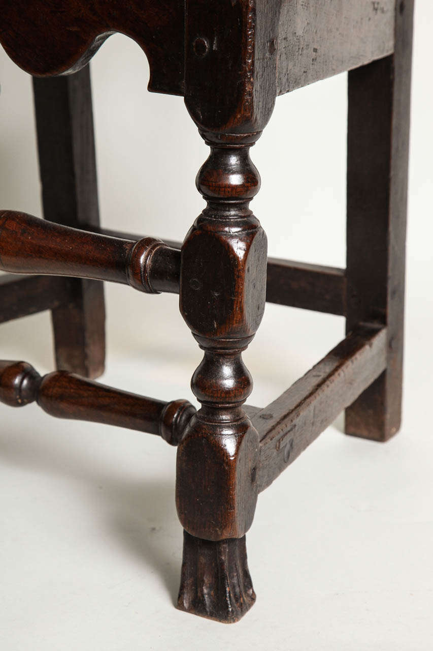 Welsh Queen Anne Folk Art Side Chair at 1stDibs