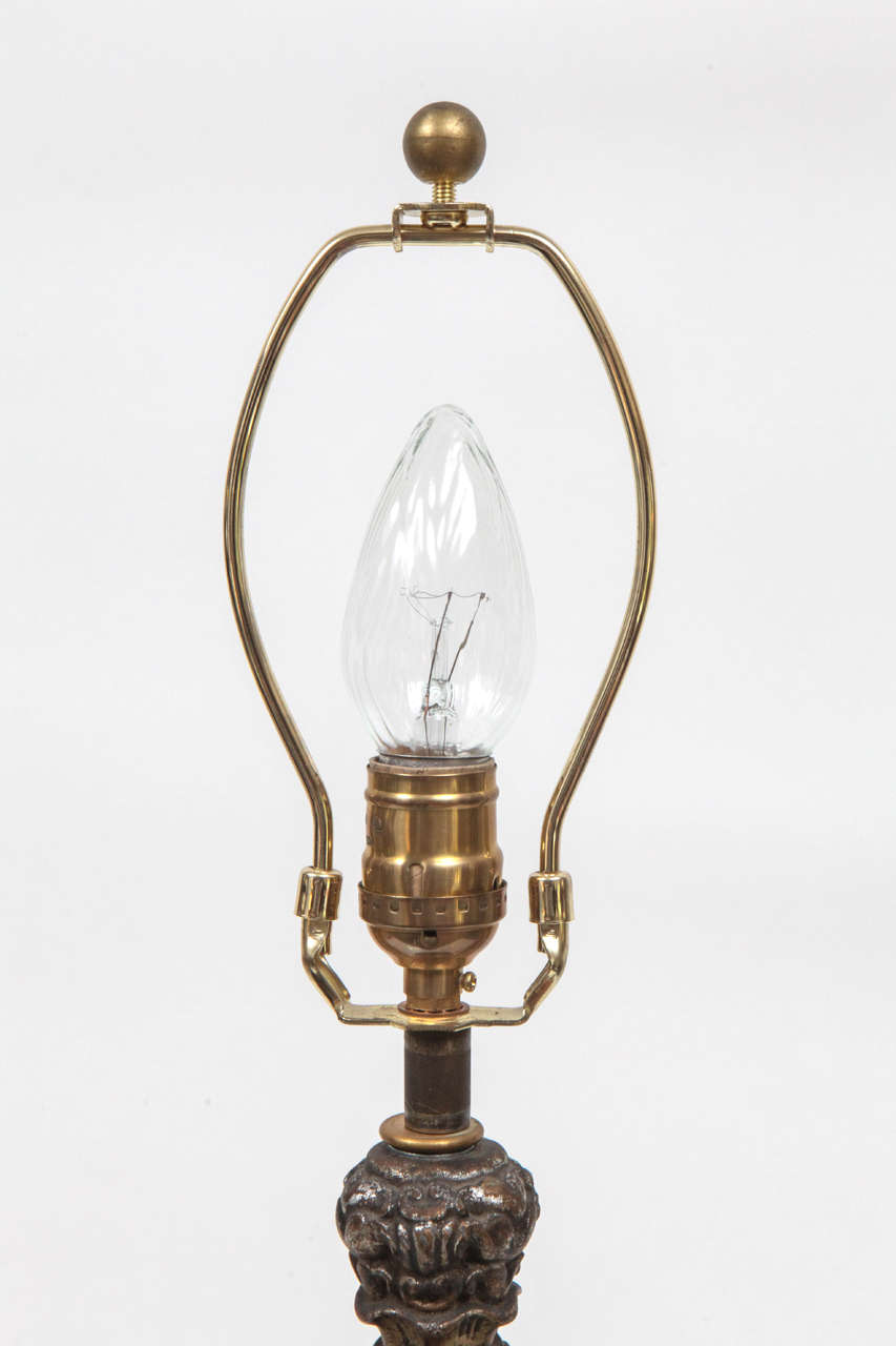 Pair of 1940s Green Apple Steuben Lamps For Sale at 1stDibs | 1940s ...