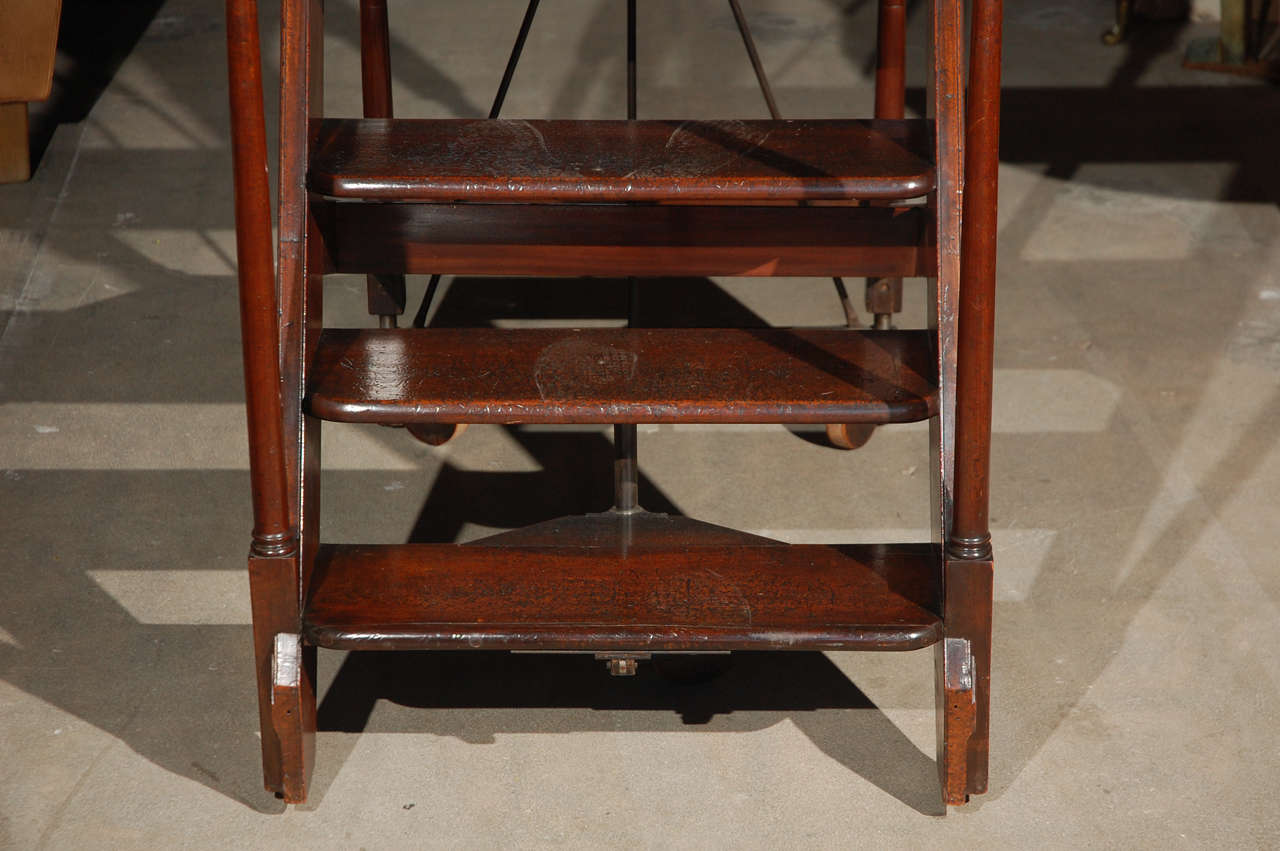 Large Library Ladder at 1stDibs