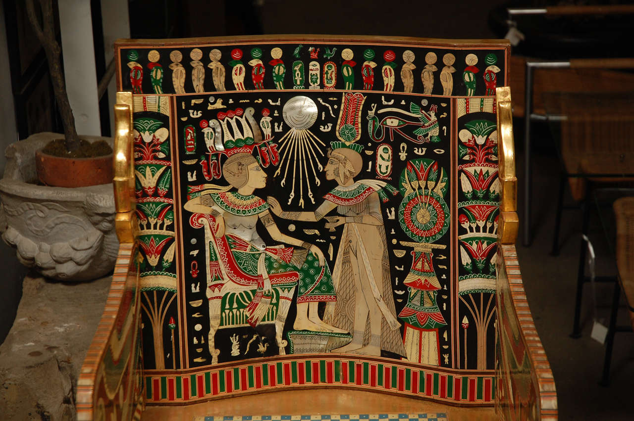 English Egyptian Revival Armchair at 1stDibs | egyptian revival chair ...