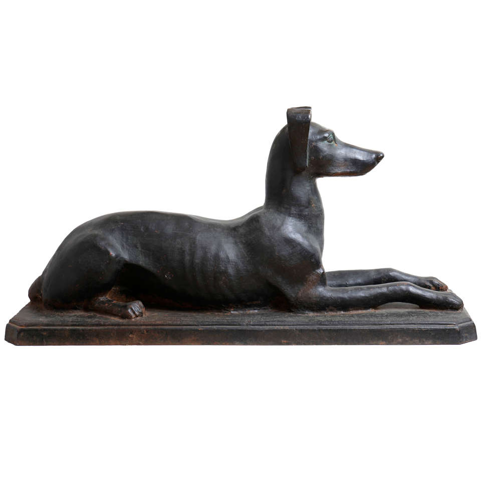 Reclining dog For Sale at 1stDibs