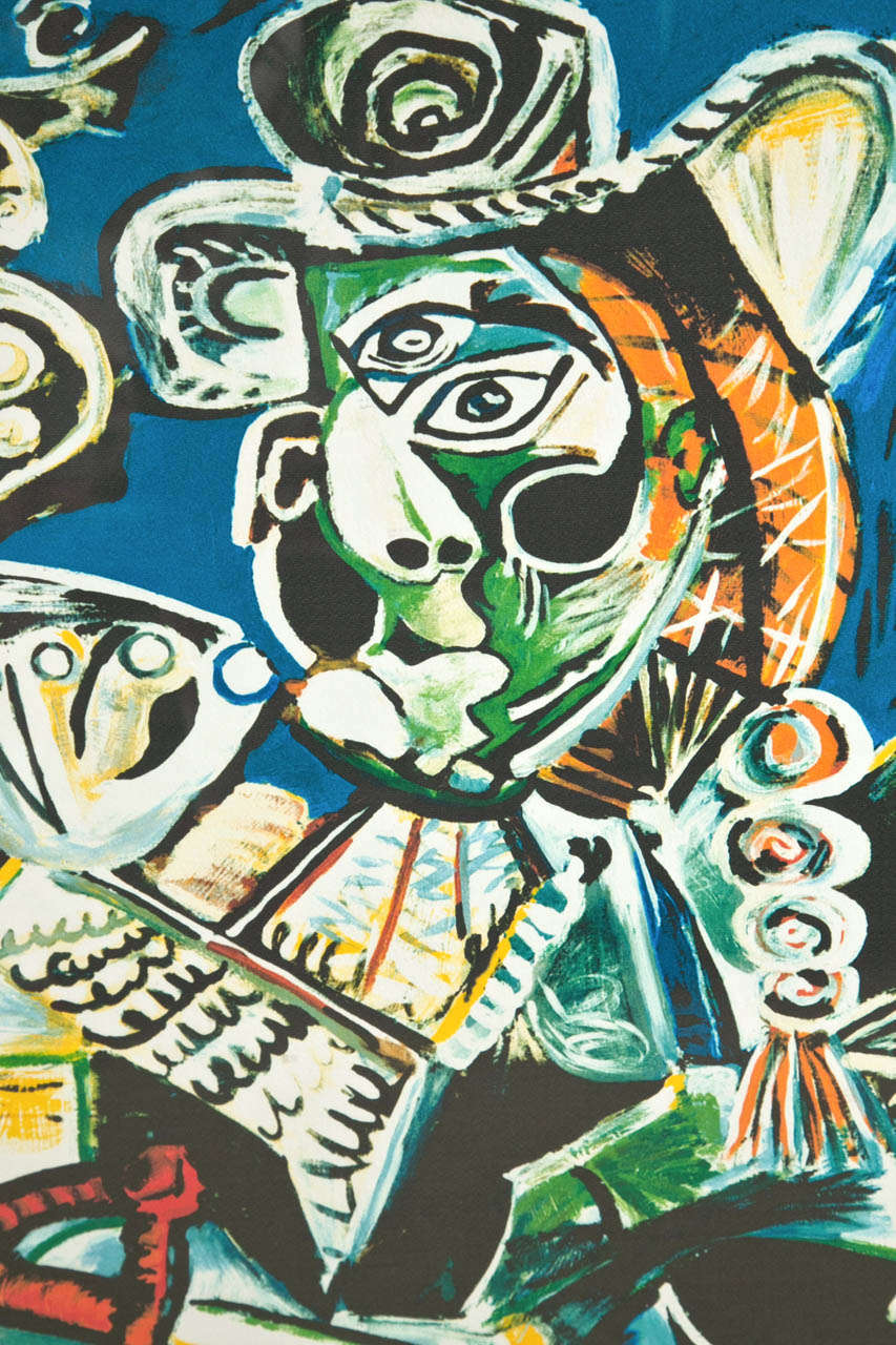 Pair Of Framed Pablo Picasso Lithographs Numbered At 1stdibs