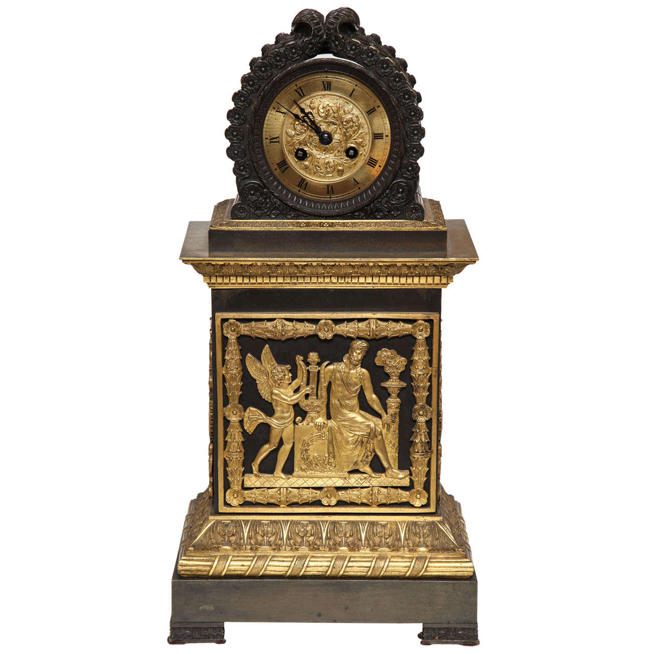 19th Century French Clock, Charles X For Sale at 1stDibs