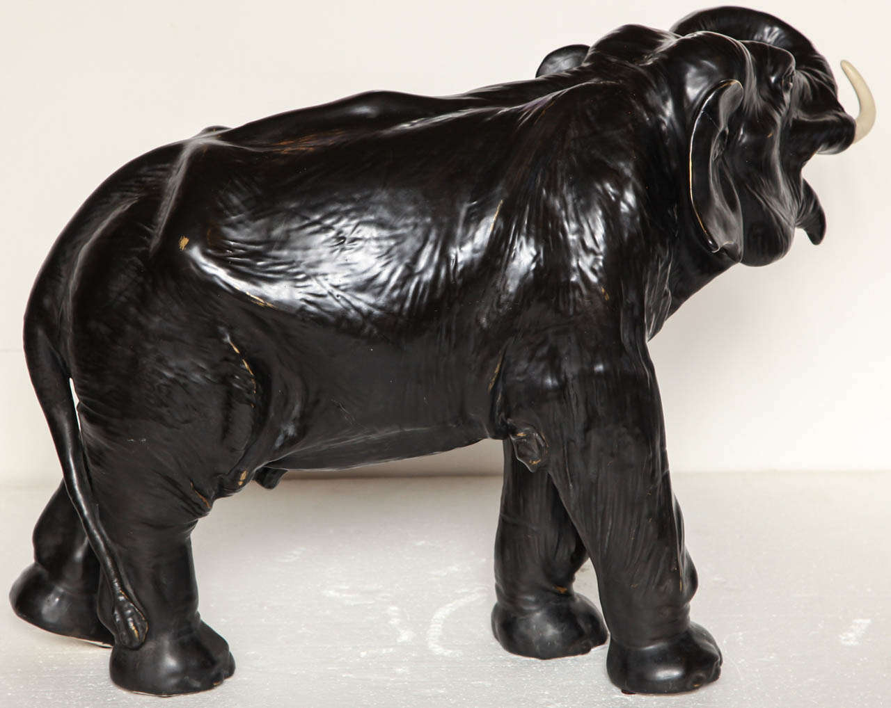Large Pottery Elephant at 1stDibs