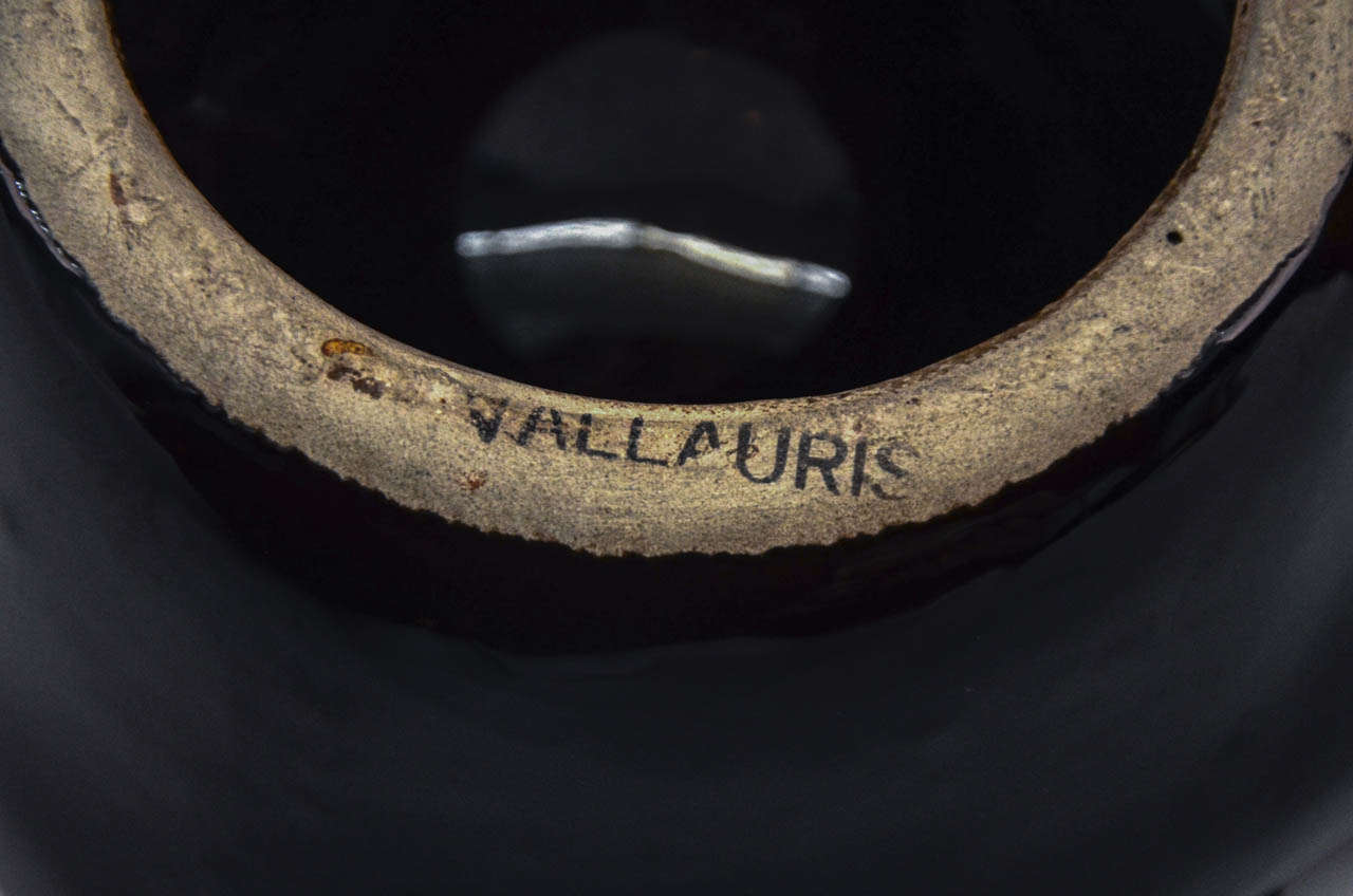 Vallauris Pottery Ceramic Colorful Ashtray For Sale at 1stDibs