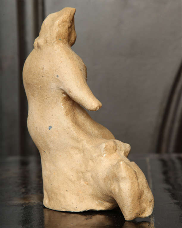 Elie Nadelman Sculpture "Seated Woman and Poodle" American, circa 1934 ...