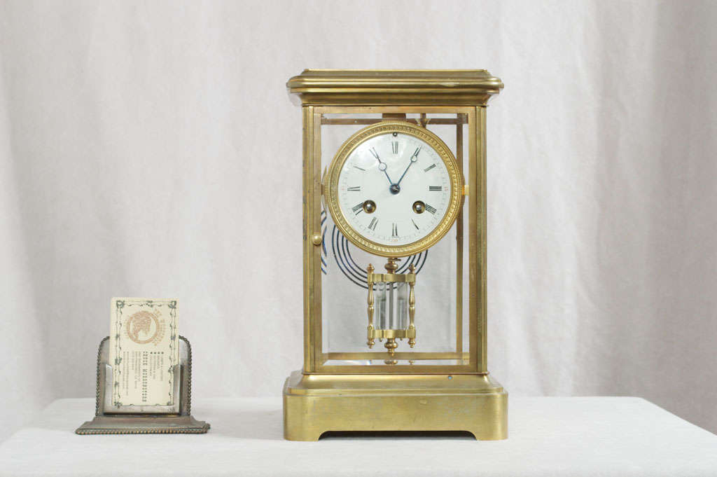 French Crystal Regulator Clock at 1stDibs | french regulator clock ...