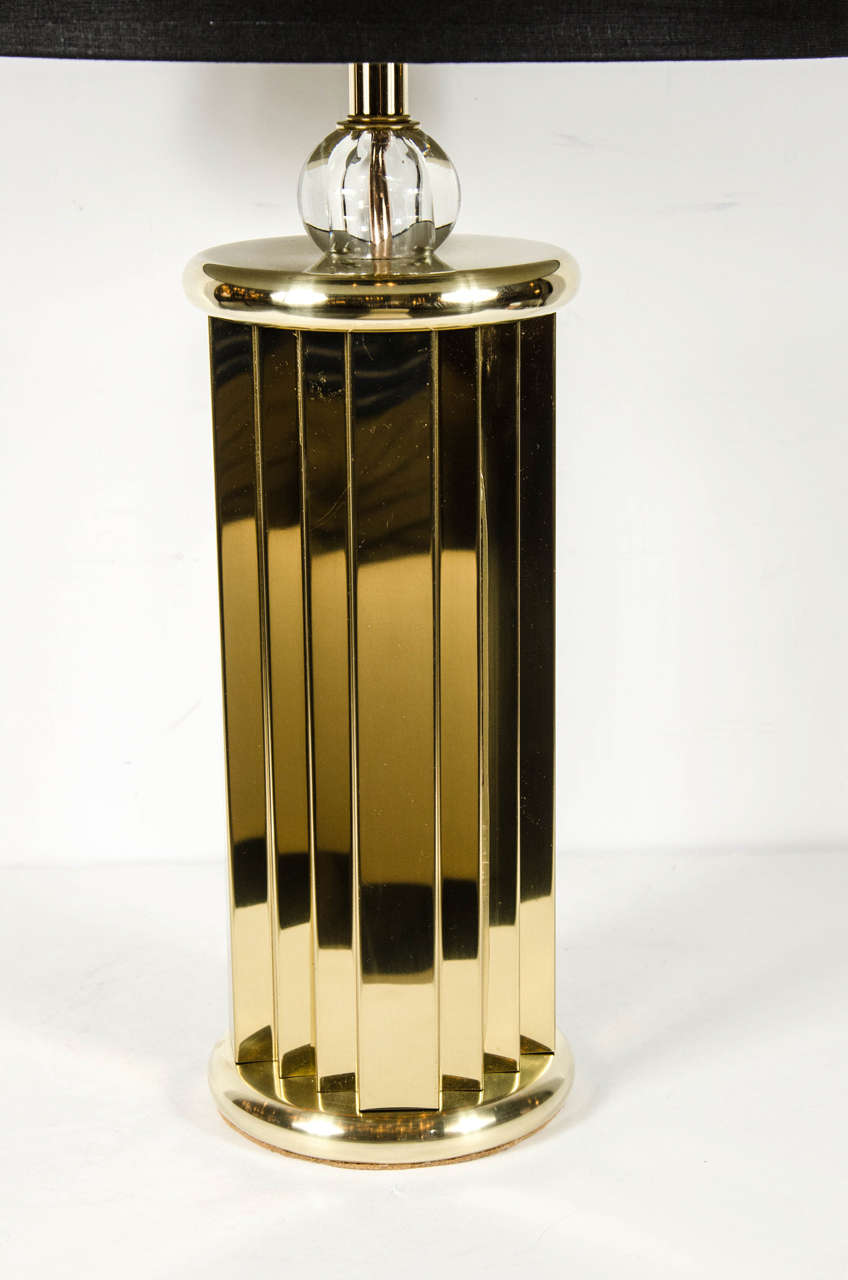 Pair of Mid-Century Modernist Skyscraper Style Lamps at 1stDibs