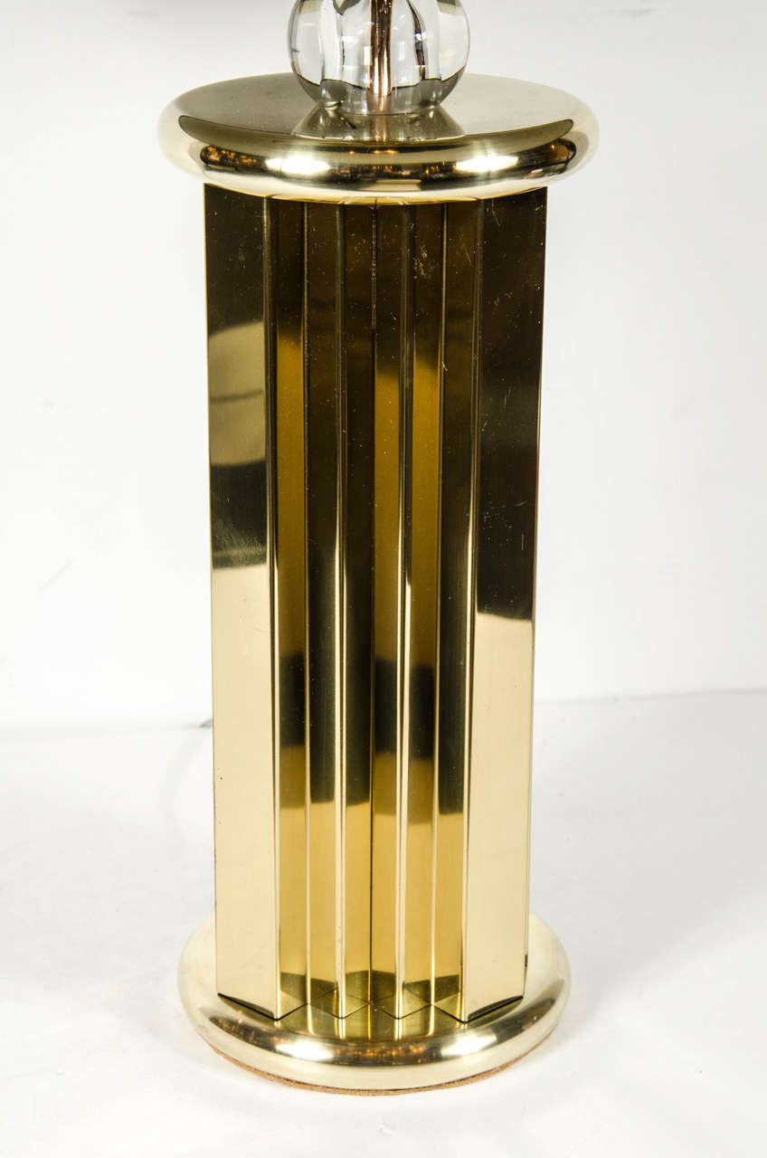 Pair of Mid-Century Modernist Skyscraper Style Lamps at 1stDibs