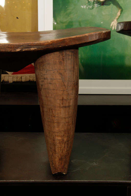 Hand-Carved Stools Made from One Solid Piece of Wood For Sale at 1stDibs